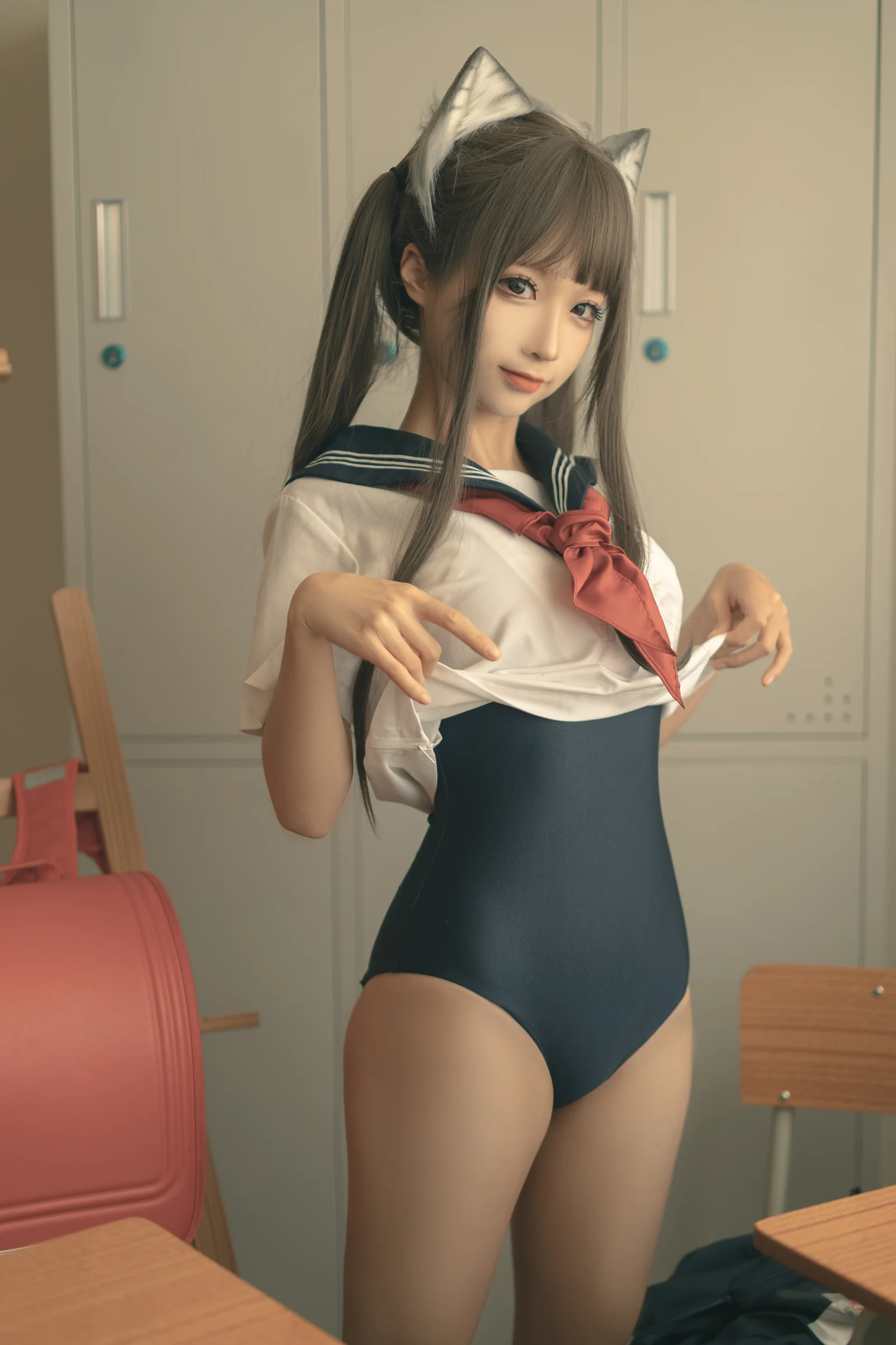 蠢沫沫 - NO.158 放学后 [130P-1.28GB] | chunmomo